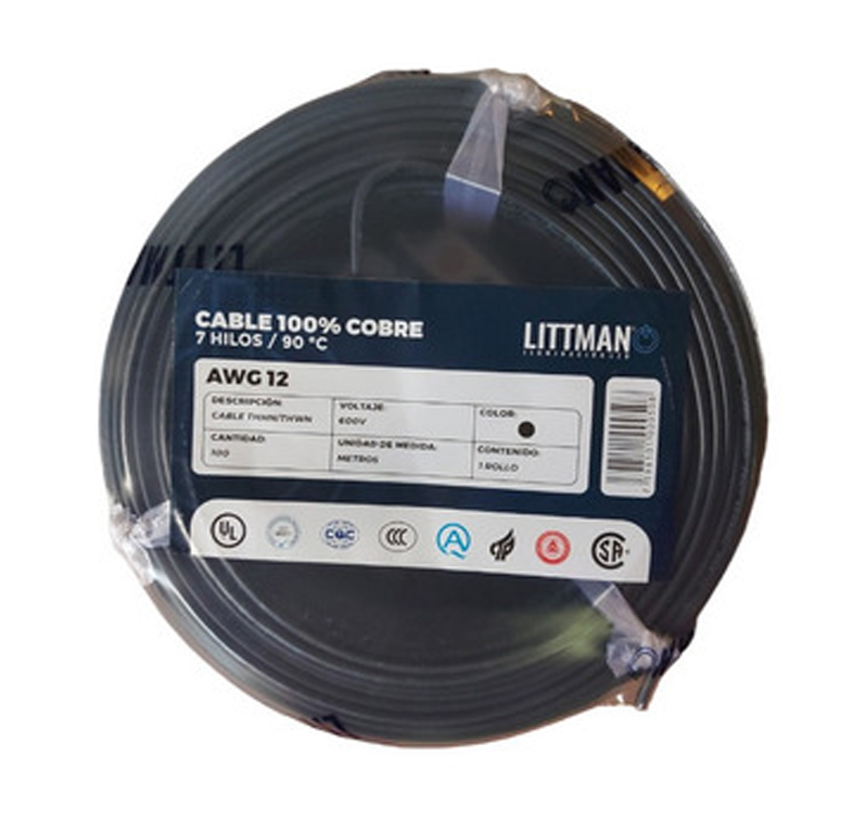 CABLE AWG-12 THHN 100 METROS - VOLTA STORES